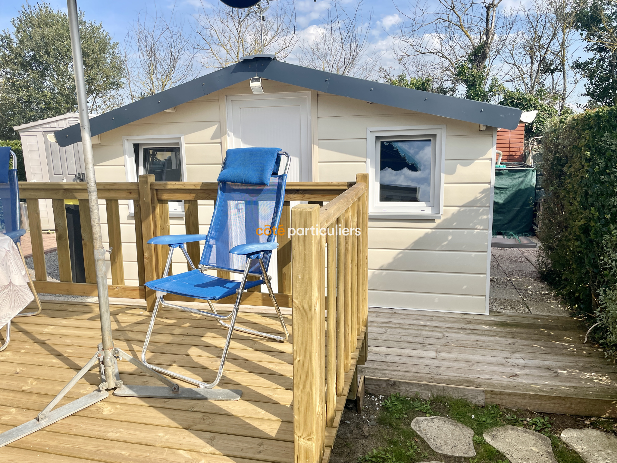 Vente Mobil-Home, chalet et cabanon sur terrain privé - 3 chambres - 500 mètres de la mer